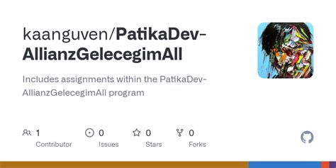 GitHub Kaanguven PatikaDev AllianzGelecegimAll Includes Assignments Within The PatikaDev