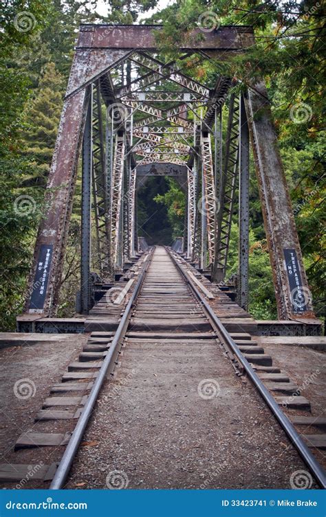Old Train Bridge Stock Image Image Of Surface Transport 33423741