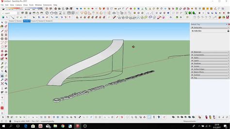 Sketchup Ramp And Road Modeling And Texturing Youtube