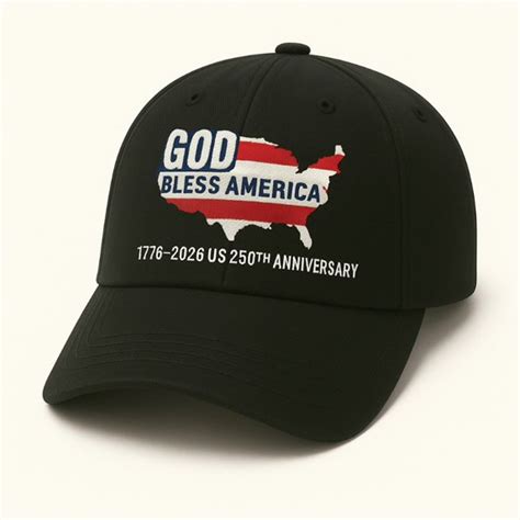 God Bless America Jesus 250th Anniversary Cap