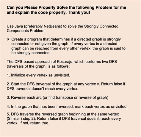 Solved Can You Please Properly Solve The Following Problem