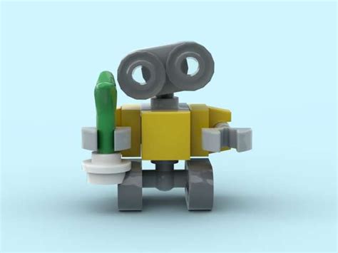 Lego Moc Minifig Size Wall E By Rlanoue Rebrickable Build With Lego