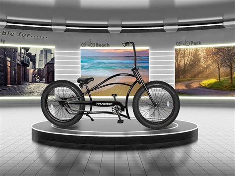 Tracer Siena Chopper Stretch Cruiser Bike For Adults 26 Inch Lowrider Bicycles With