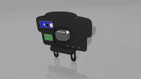 💨 Simracing 5 Dashboard Simhub With Integrated Switch・ Stl File For ・cults