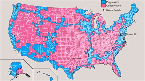 How To Split The Usa Into Two Countries Red And Blue Big Think