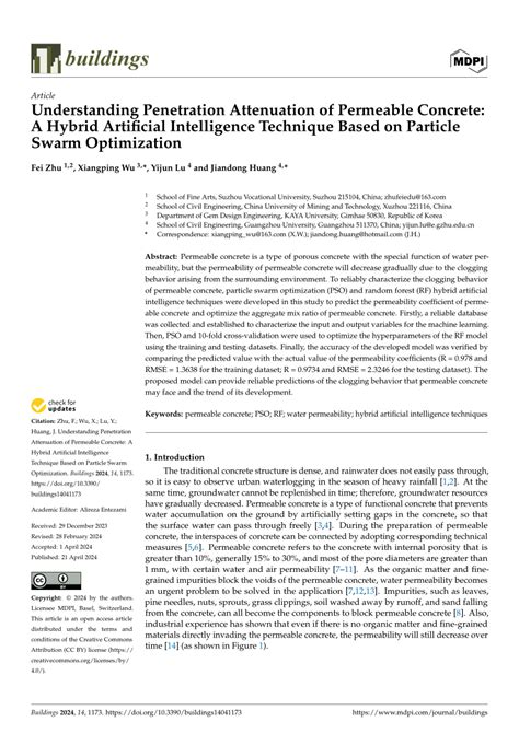 pdf understanding penetration attenuation of permeable concrete a
