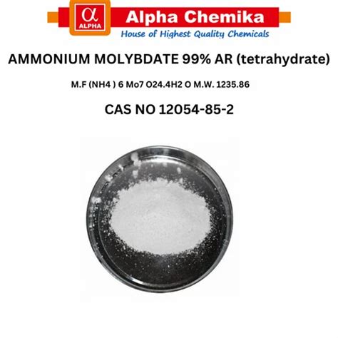 Ammonium Molybdate Ar At Rs 6953 1kg अमोनियम मोलिबेटेट In Mumbai Id 11394574473