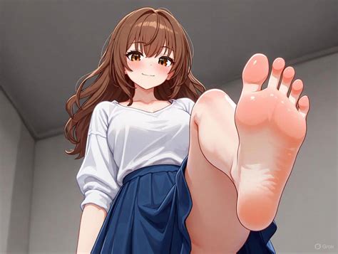Anime Girl Foot By Feetloverai On Deviantart