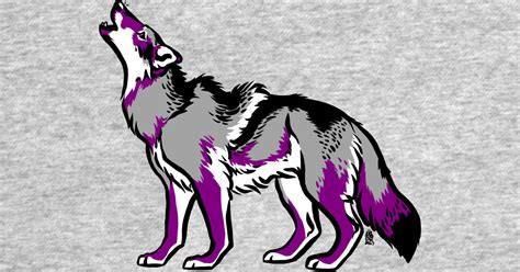 Ace Wolf Asexual Pride T Shirt Teepublic