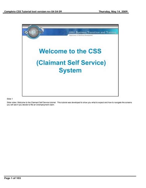 complete css tutorial text version rev 04 04 09 pdf