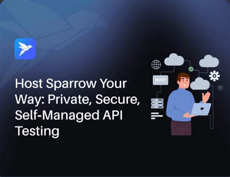 Host Sparrow Your Way Private Secure Self‑managed Api Testing