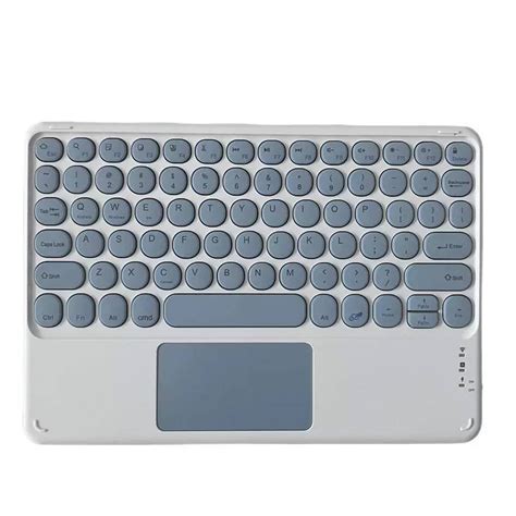 Gjx Bluetooth Keyboard Metal Backplate Wireless Keyboard Lightweight And Portable Slim And