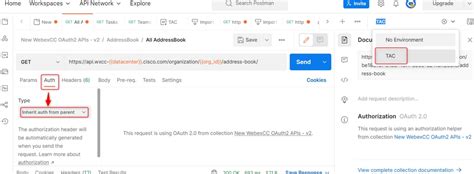 configure webex contact center apis with postman as an application cisco