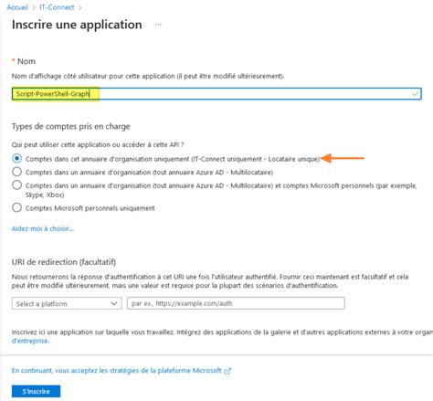 Powershell Comment Se Connecter à Microsoft Graph Api