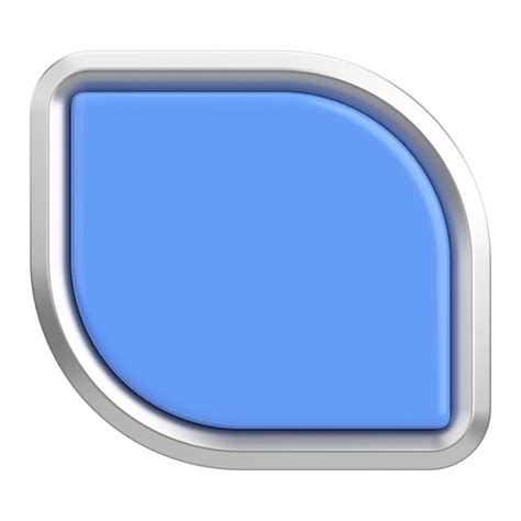 Premium Photo 3d Button Empty Button 3d Illustration
