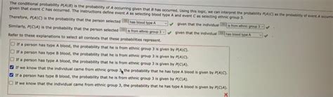 Solved The Conditional Probability P AB Is The Probabiity Chegg
