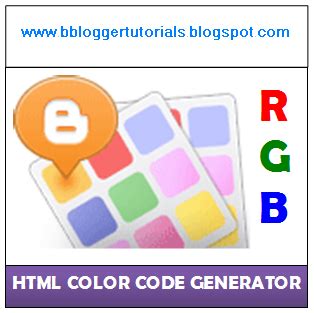 How To Add Hex Colour Code Generator Wheel Tool To Blogger BLOGGER CORNER