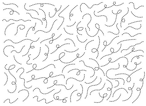 Hand Drawn Dotted Curved Line Shape Curved Line Icon Collection