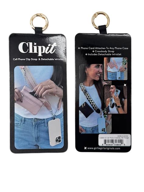 Cg8844 20 Cell Phone Crossbody Black Triangle Girlie Girl Wholesale