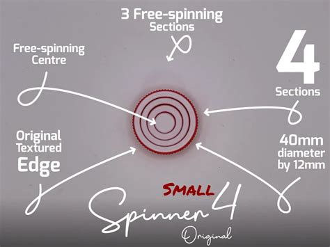 Spinner4 Original Small Fidget Spinner By Malctheoraclemakerworld