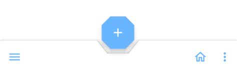 Android How Make Bottombar With Custom Shape Fab Button Stack Overflow