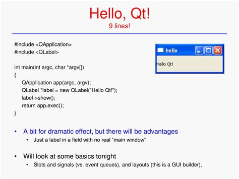 Ppt Qt Introduction Powerpoint Presentation Free Download Id3222949