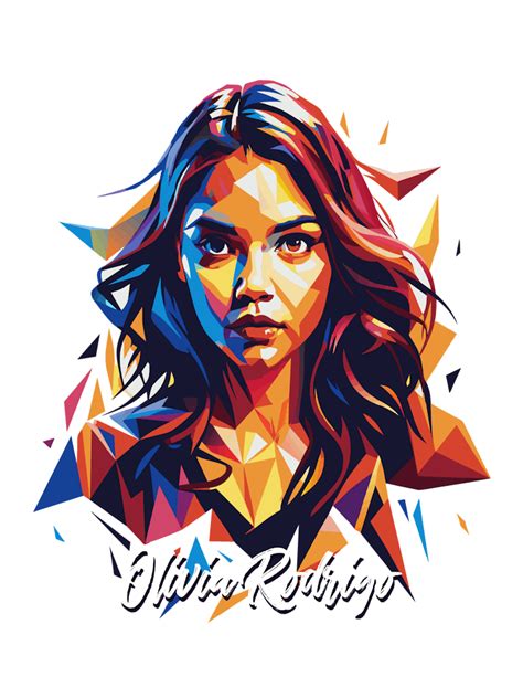 Olivia Rodrigo 02 Portrait Music Icon Wpap Pop Art Style Art Print By