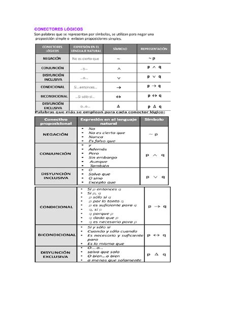 Conectores Logicos Pdf