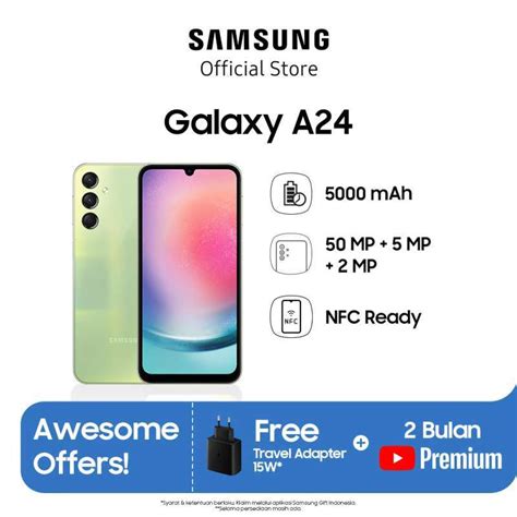 Promo Samsung Galaxy A LTE Smartphone GB TA W Light Green Diskon Di Seller