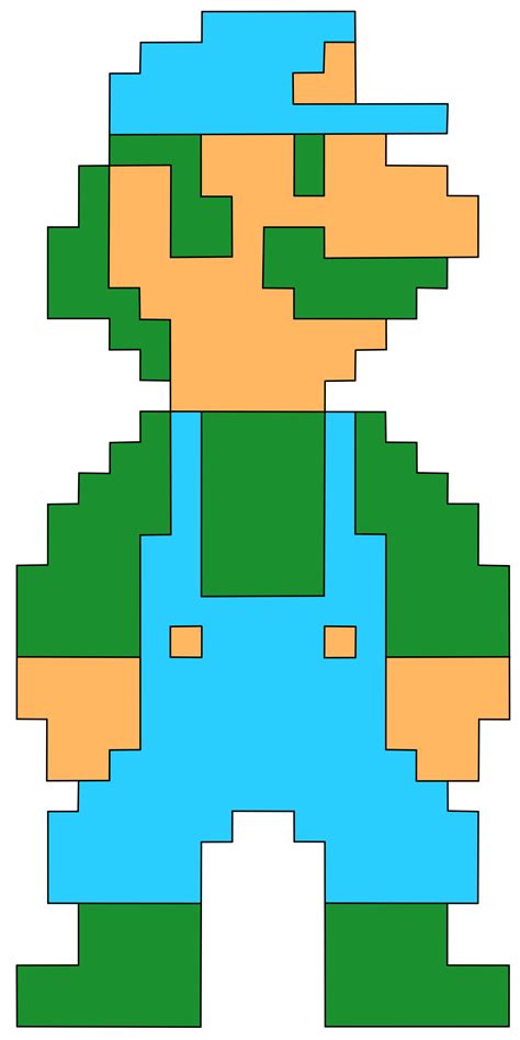 8 Bit Luigi Png Nintendo Switch Super Mario Odyssey Luigi 2d