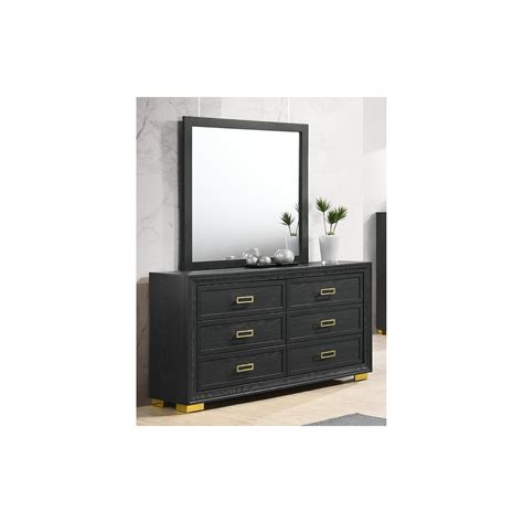 Crown Mark Pepe B9290 11x1b9290 1x1 Contemporary Glam Dresser And Mirror