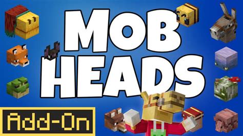Mob Heads By 2 Tail Productions Chunk Minecraft Bedrock Marketplace Explorer