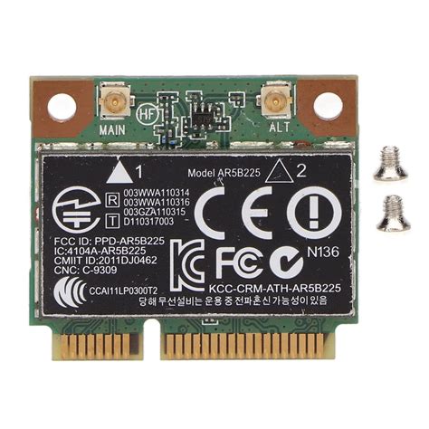 Ciciglow Pcie Mini Network Card Wireless WiFi Card Mini Pcie Module Support Mbps Transfer