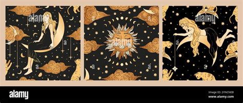 Celestial Skies Stock Vector Images Alamy