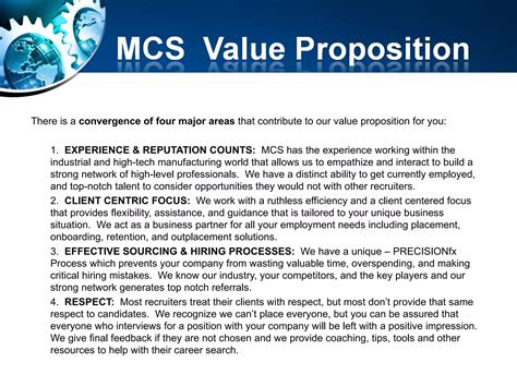 Powerpoint Presentation For Mcs Ppt