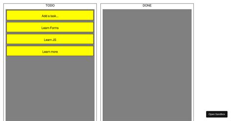 react kanban codesandbox