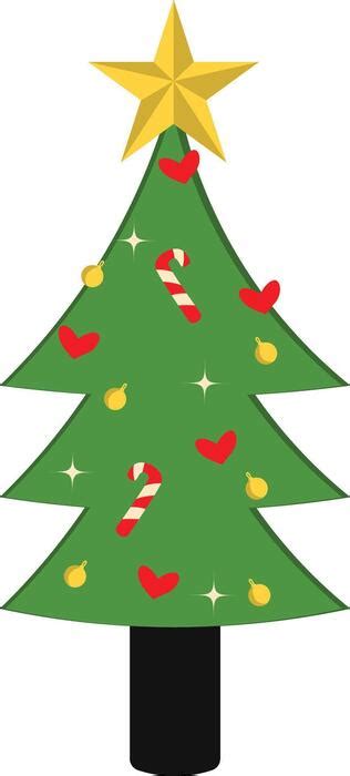 X Mass Tree Vector Art Icons And Graphics For Free Download
