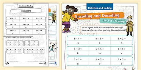 Robotics And Coding Decode The Message