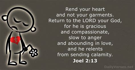 Joel 2 13 Bible Verse