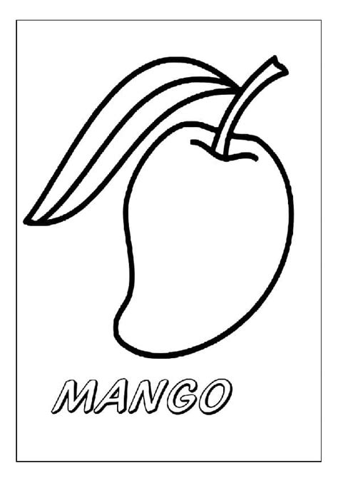 Mango And Brash Coloring Pages [2025]