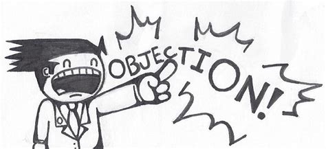 Chibi Phoenix Wright Yells Objection By Mackdoodle99 On Deviantart