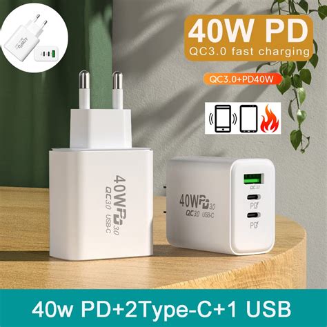 Củ sạc đa cổng Bộ sạc nhanh cổng Type C W USB chuyên dụng thích hợp cho điện thoại Shopee
