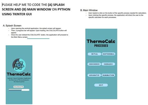 PPLASE HELP ME TO CODE THE A SPLASH SCREEN AND B Chegg