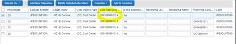Solved Using Multiple Cost Object Ids In One Expense Repo Sap
