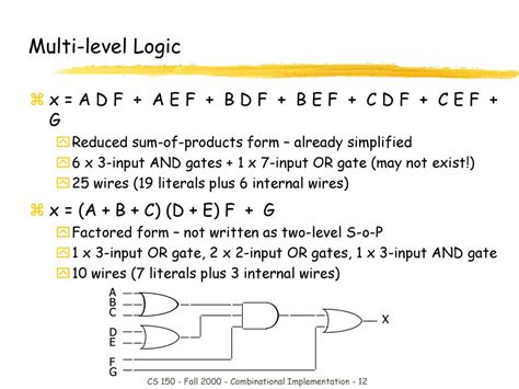 combinational logic implementation ppt download