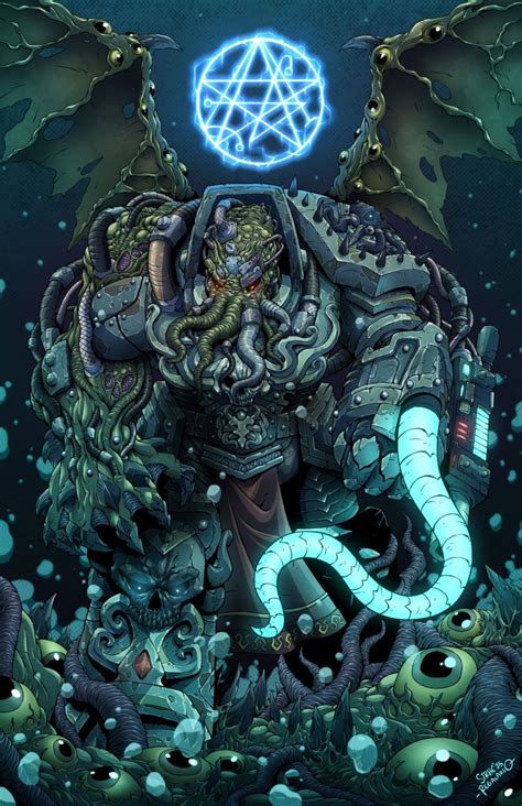 Cthulhu Azathoth Art By Christopher Regalario 40k Gallery