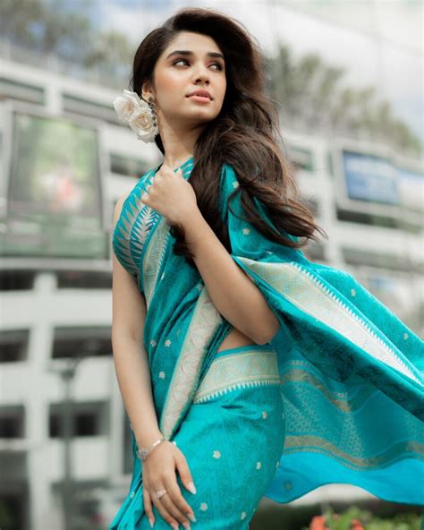 Krithi Shetty Steals The Show In A Backless Blouse