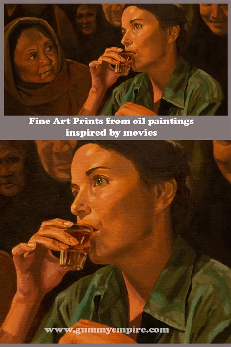 Raiders Of The Lost Ark Art Print From Oil Painting Marion Ravenwood