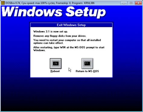 Run Windows 3 1 In DOSBox JoshMcCarty Com