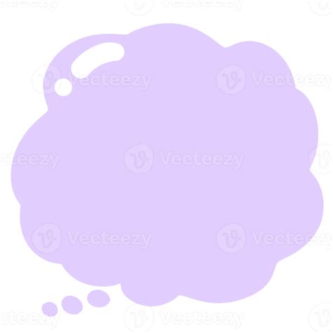 Purple Cloud Speech Bubble 22841544 Png